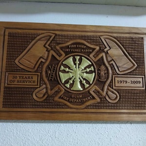 Personalized USMC Marine Corps Flag Plaque in Solid Maple or Cherry ...