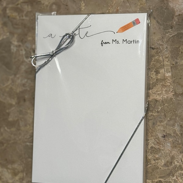 Personalized Notepad - Lazy Kitty Cat - Etsy