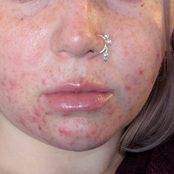 Ruby Nose Ring-nose Stud-piercing Jewelry Gold-filled or Sterling ...