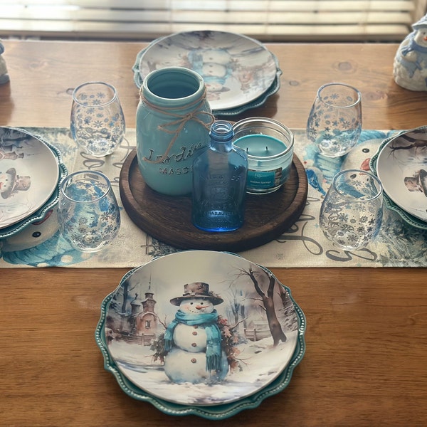 Pumpkin Plates, Fall Dinnerware, Thanksgiving Table Decor, Fall Decor ...