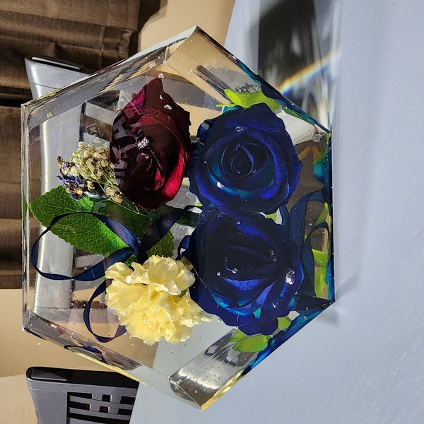 Dried Flower Sphere, Custom Bouquet Preservation, Floral Orb, Wedding ...