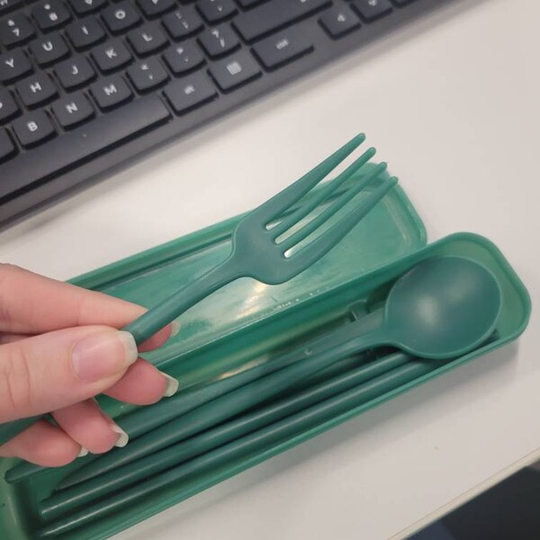 Retro Evidence Bag Craft Bag Zip Pouch Back to School Vintage Knitting ...