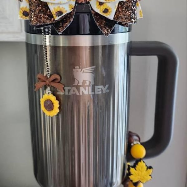 Apple Cup Charm | Gift for Teacher | Cup Accessories | Tumbler Charm ...