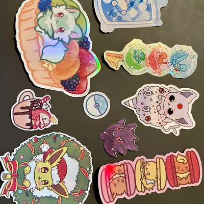 Cute but Deadly Poke Vol.1 Holographic Stickers Cute Stickers Kawaii ...