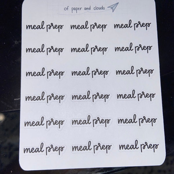 Film Script - Hand Written and Hand Lettered Planner Stickers for ...