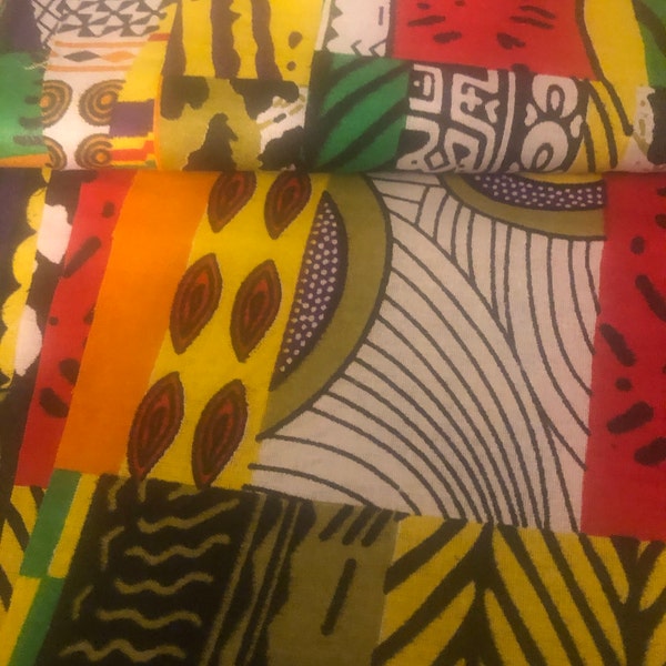 African Fabric/crafts/african Clothing/ankara Wax Sold per Yard - - Etsy