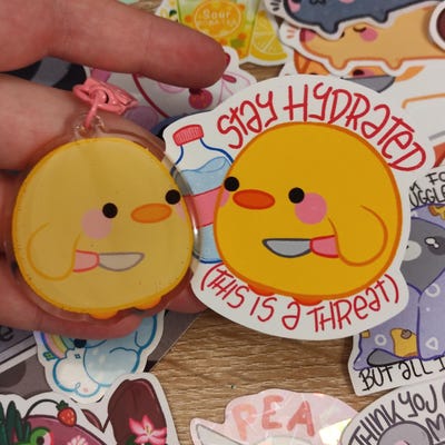 Bobo & Boon Holographic Keychains // Cute Holo Keychain, Holographic ...