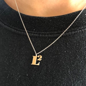 Kate Middleton Monogram Necklace Initial Necklace Disc | Etsy