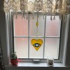 Corner Panel Yellow Sunflower Suncatcher. Stain Glass Fall Gift Home ...