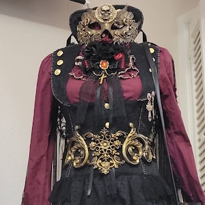 Bird Skull Mask, Gothic Masquerade Mask for Her, Blind Mask, Witch Mask ...