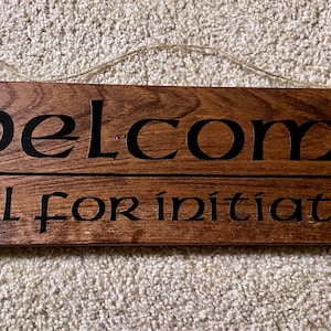 Nerdy Welcome Sign DnD Roll for Initiative Dungeons | Etsy