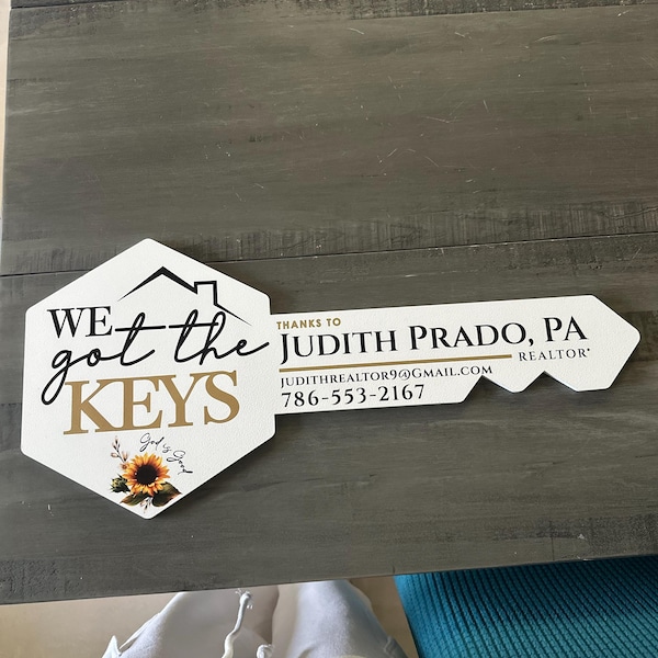 Just Closed on My New Home, Key Sold Sign, Closing Photo Prop, Modern ...