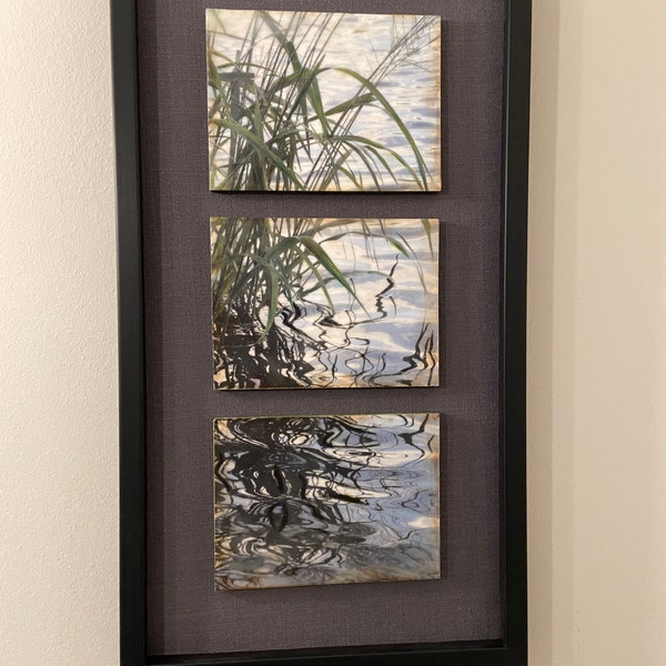 Encaustic Art, Wall Art - Queen Anne's Lace With Butterflies - Etsy