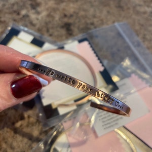 Custom Word of the Year Bracelet Mantra Bracelet One Word - Etsy