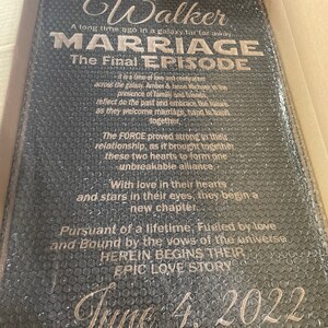 Personalized Carved Wooden Sign marriage the Final - Etsy