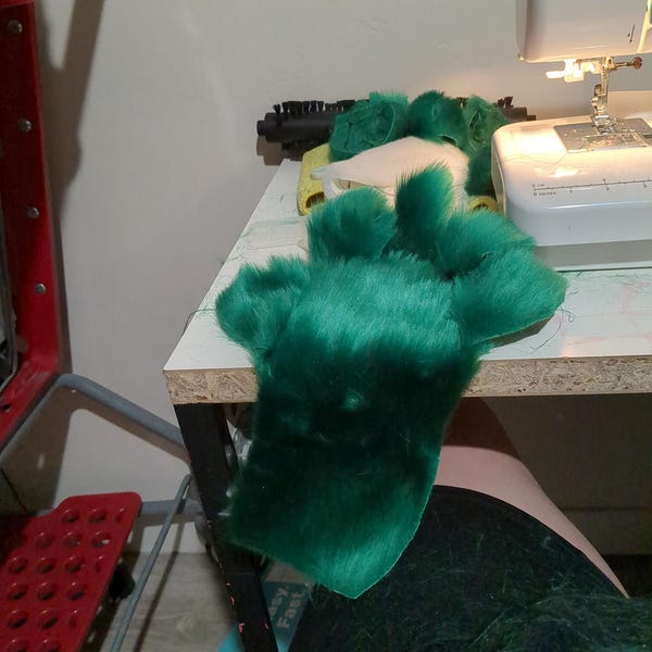 PDF TEMPLATE: Fursuit 5 Finger Paws! Digital Download - Etsy