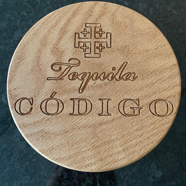 Tequila Margarita Salt Rimmer / Container, Oak Barware, Customization ...