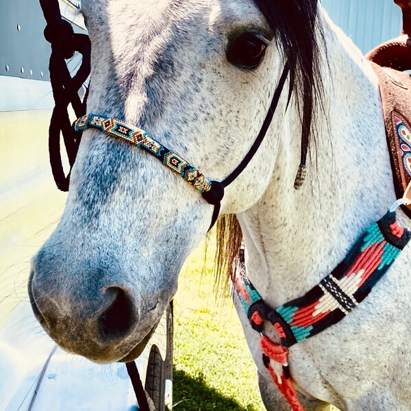 Handbeaded Flat Halter - Etsy