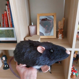 Dumbo Rat Plush Stuffed Gray Rat Realistic Animals - Etsy
