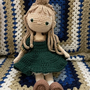 Crochet Pattern Amigurumi Chestnut Doll Cute Doll for Girls - Etsy