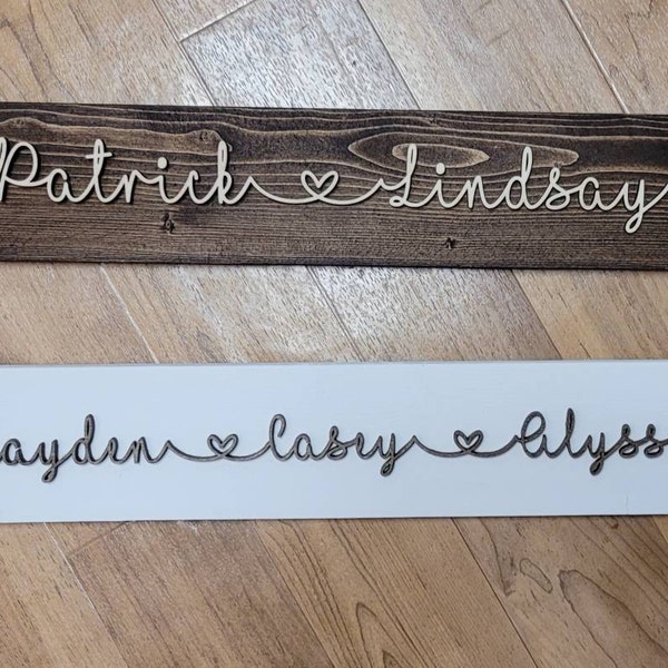 Wedding Gift / Boyfriend Gift / Girlfriend Gift / Pallet Sign / Name ...