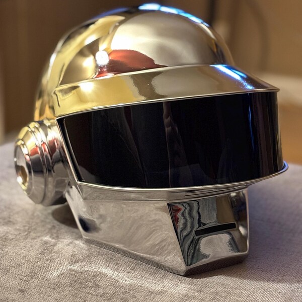 Daft Punk Helmet, Guy Manuel Chrome Helmet, Helmet From Chrome, Head ...
