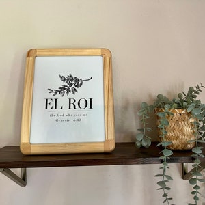 Printable El Roi Wall Art. Instant Download Christian Scripture Bible ...