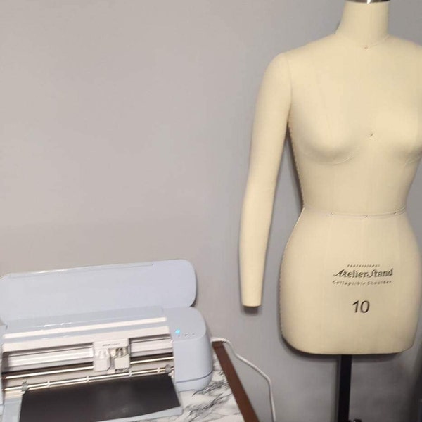 Size 10 Professional Tailors Female Dress Form With Collapsible ...
