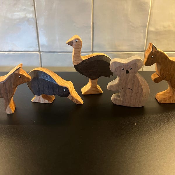 Wooden Nature Playset: Montessori Small World Play - Etsy