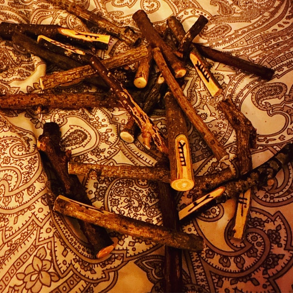 Celtic Tree Ogham Sticks - Etsy