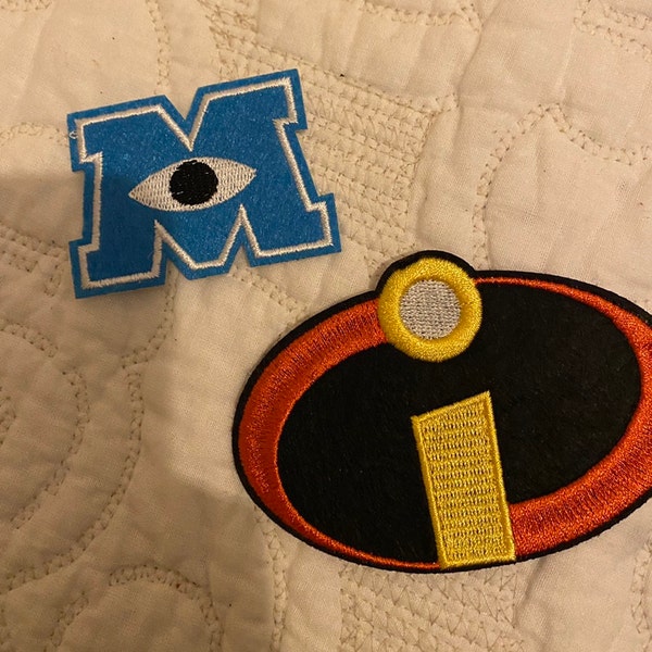 Monsters University Embroidered Sew on Iron on Patch Badge Patch DIY ...