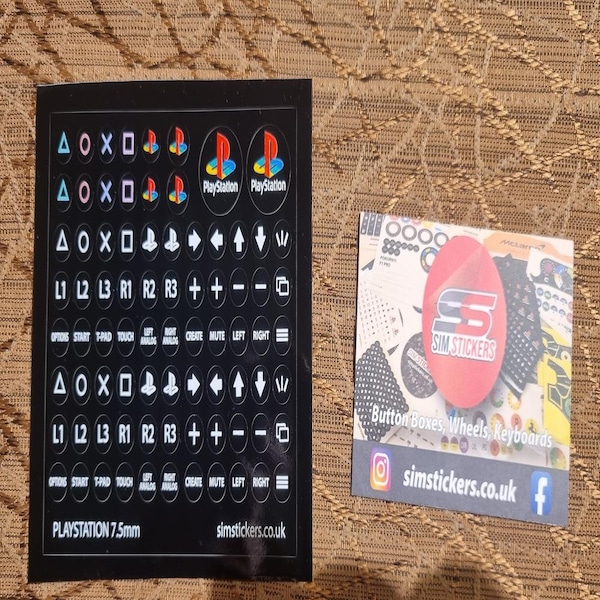 Fanatec Rally Module 10mm Stickers for Various Simulator Wheel/button ...