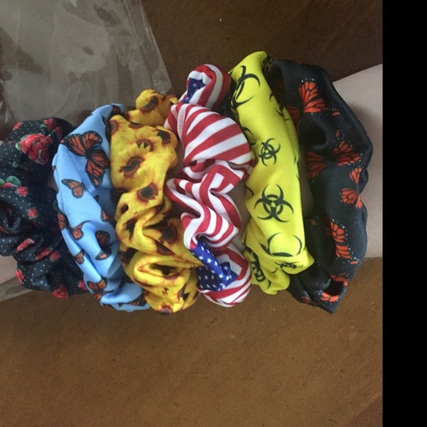 Monarch Butterfly Scrunchie Hair Ties, Butterfly Scrunchy Hair ...