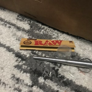 Sneak A Toke Smokeless Tobacco Pipe Aluminum Bullet One Hitter W/ 5 ...