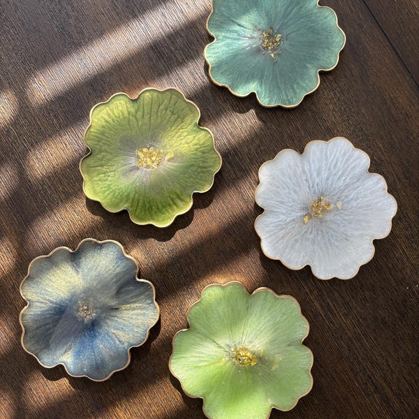 Design Your Own Tray, Custom Tray, Handmade Epoxy Resin Tray With Glass ...