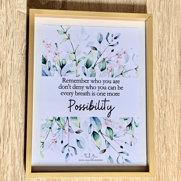 Thoughtful Poetry Card 5x7 by Trudi Jane Poetry 'expressing to Heal' is ...