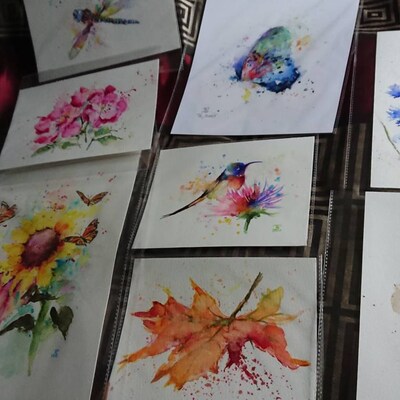 Lily Flower With Insect, Lily Flower Original Oil Painting, Flowers ...