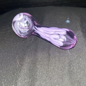 Flower Glass Pipe Glow in Dark Glass Pipe Beautiful Aesthetic Pipe ...