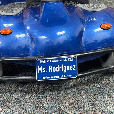 Custom Mini License Plate, Personalized for Your Special Spacecraft ...