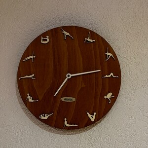 Snowboarding Wood Clock Wall Clock With Snowboarders Snowboard Winter ...