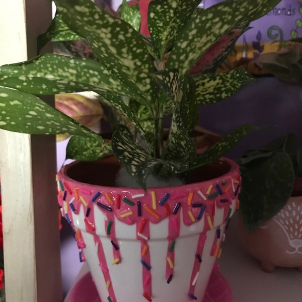 Sprinkle Planter, Cloud Plant Pot, Sunset Planter, Ice Cream Planter ...