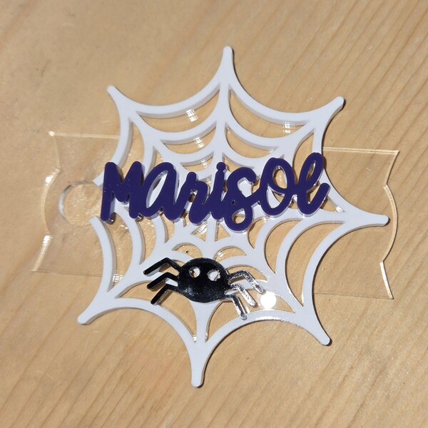 Halloween Name Topper,halloween Decor,halloween Name Plate,tumbler ...