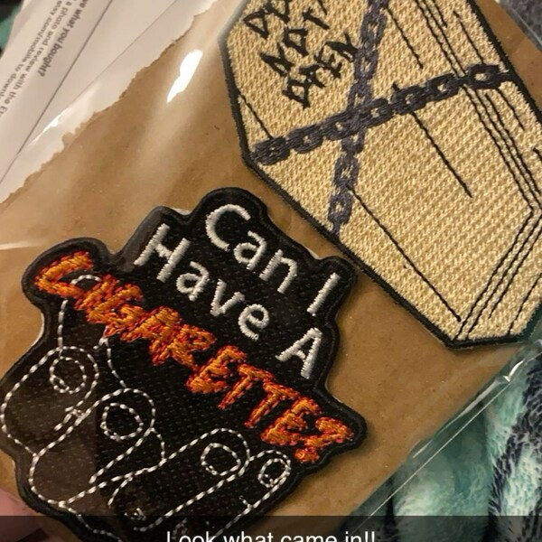 Do Not Open Coffin Patch Fully Embroidered, Horror Podcast Badge, MAG ...