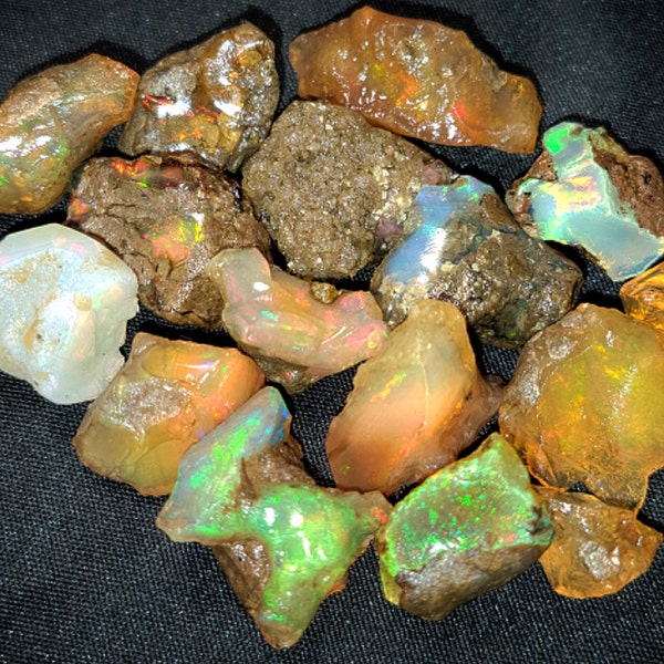 5.50 Cts Rare Oil Opal Ethiopian Crystal Opal Rare Garden Opal ...