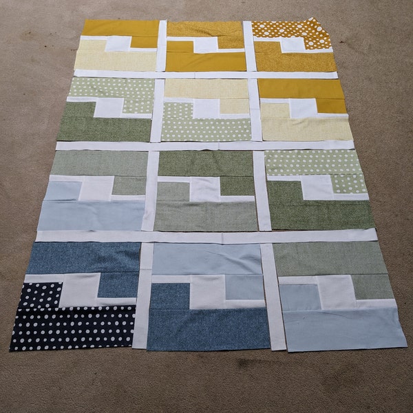 Dapper Quilt Pattern | PDF Quilt Pattern | Digital Pattern | Baby Quilt | Throw Quilt | Toddler ...