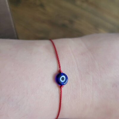Evil Eye String Bracelet - Etsy
