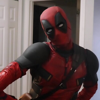 Deadpool Halfshell Costume Cosplay Mask With Screen Printed Fabric and ...