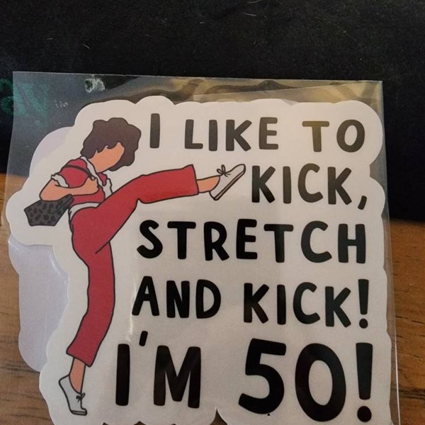50th Birthday Die Cut Sticker Pack, Happy 50th Birthday, the Big 50 ...