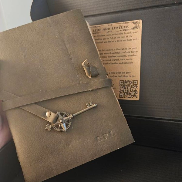 Cigar Journal Log / Handcrafted Cigar Gift / Leather Cigar Log Journal ...