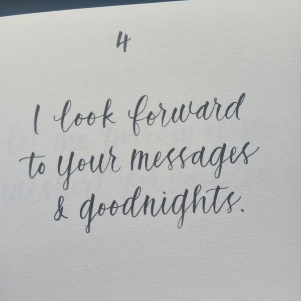 Book of Reasons Why We / I Love You / Handwritten / Personalised Gift ...